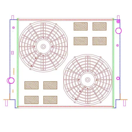 Griffin Radiators Camaro ComboUnit CrossFlow Radiator; 1-Row CU-00307 ...