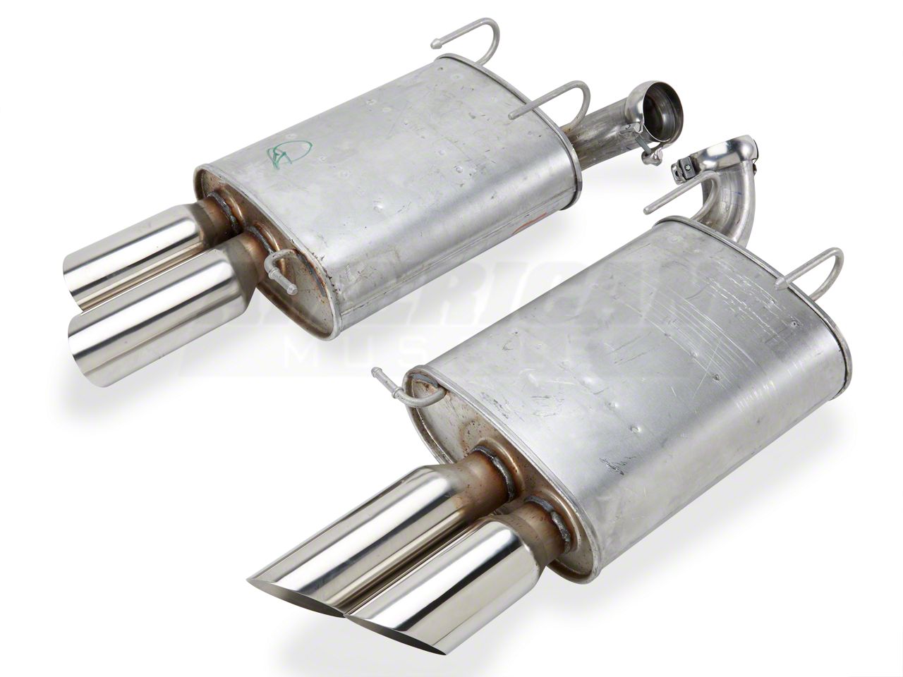 Ford Performance Mustang Quad Axle-Back Exhaust with GT500 Rear Valance ...