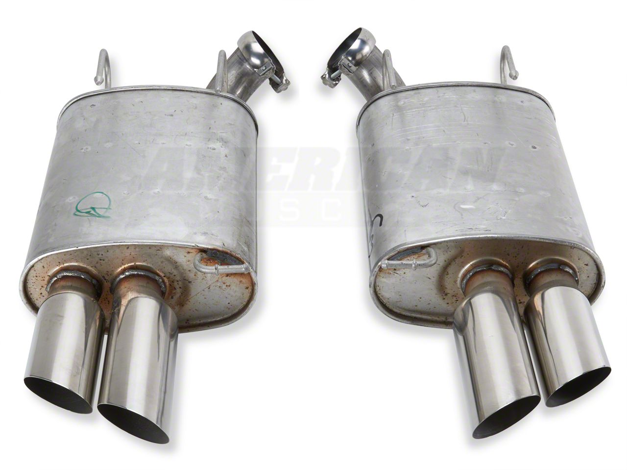 Ford Performance Mustang Quad Axle-Back Exhaust with GT500 Rear Valance ...