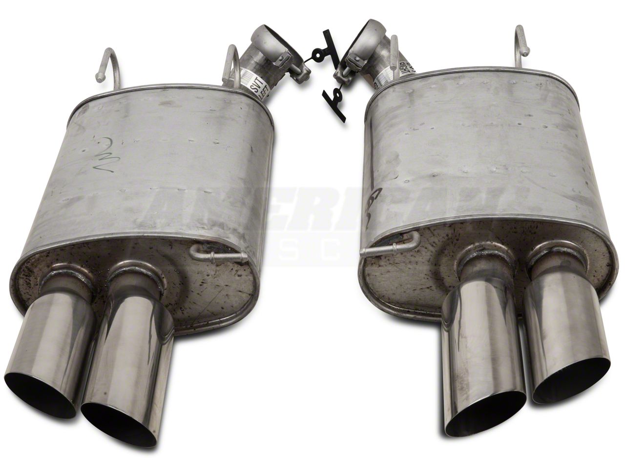 Ford Performance Mustang Quad Axle-Back Exhaust with GT500 Rear Valance ...