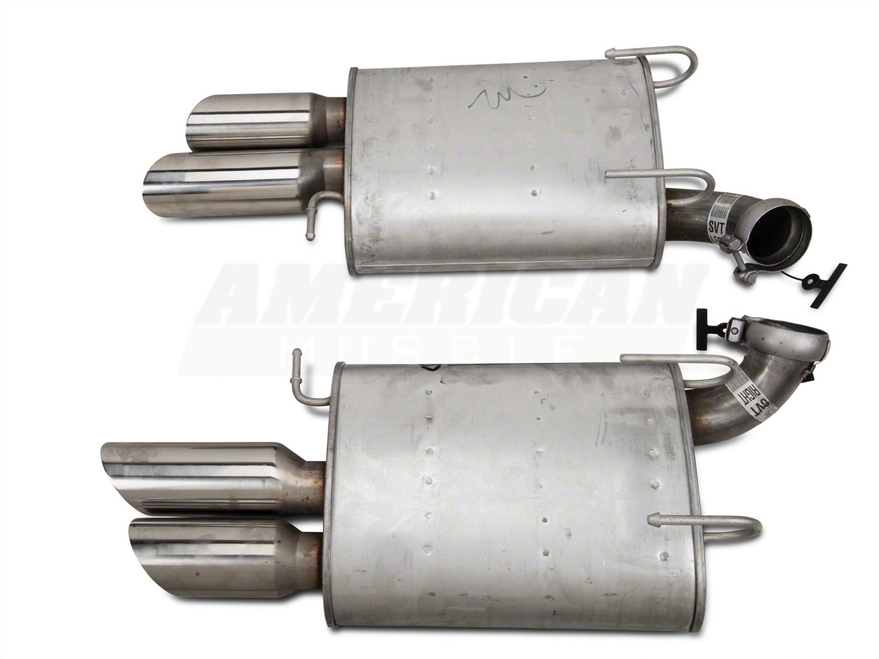 Ford Performance Mustang Quad Axle-Back Exhaust with GT500 Rear Valance ...