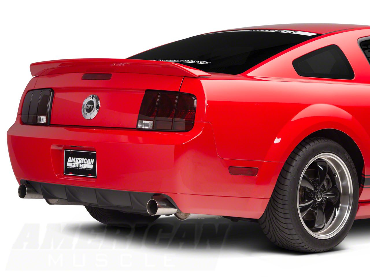 SpeedForm Mustang GT500 Style Rear Spoiler; Unpainted 13250-00 (05-09 ...