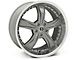 Shelby Mustang Razor Gunmetal Wheel; Rear Only; 20x10; 48mm Offset ...