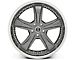 Shelby Mustang Razor Gunmetal Wheel; 20x9; 24mm Offset SB198S2966 (05 ...