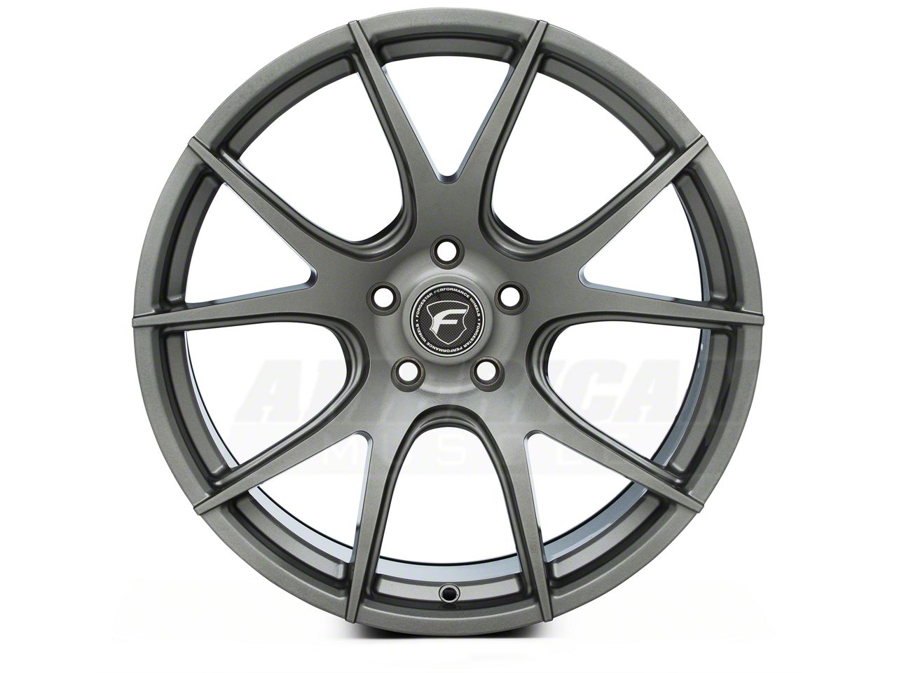 Mustang Staggered Forgestar CF5V Monoblock Gunmetal Wheel and Pirelli ...