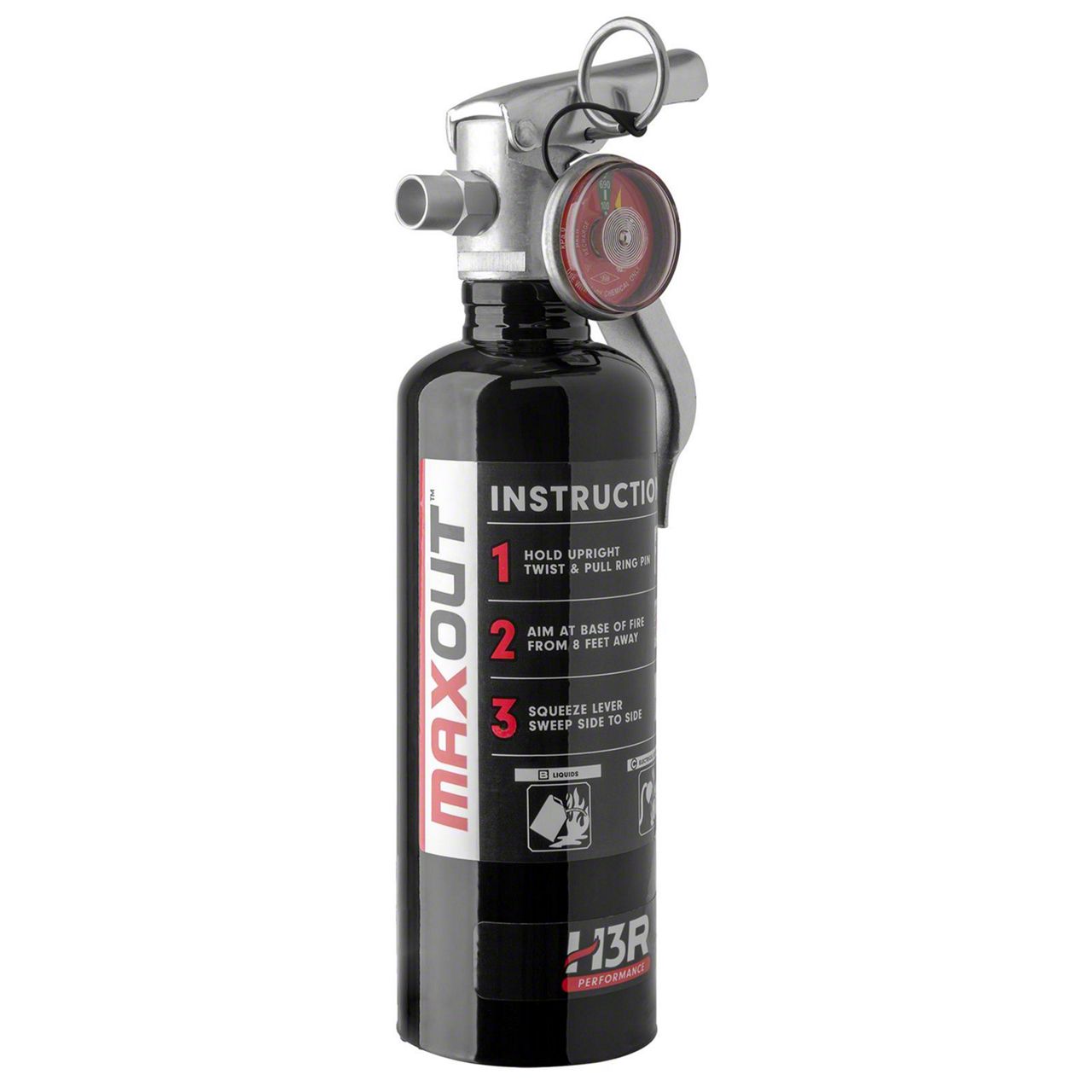 H3R Performance Universal AM MaxOut Dry Chemical Car Fire Extinguisher ...