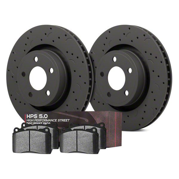 Hawk Performance Camaro Talon Cross-Drilled and Slotted Brake Rotor and ...