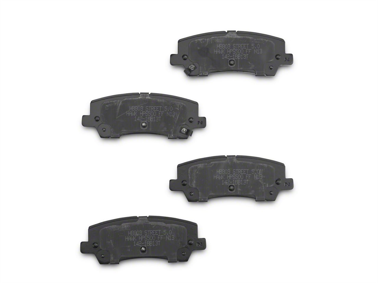 Hawk Performance Mustang HPS 5.0 Brake Pads; Rear Pair HB803B.639 (15 ...