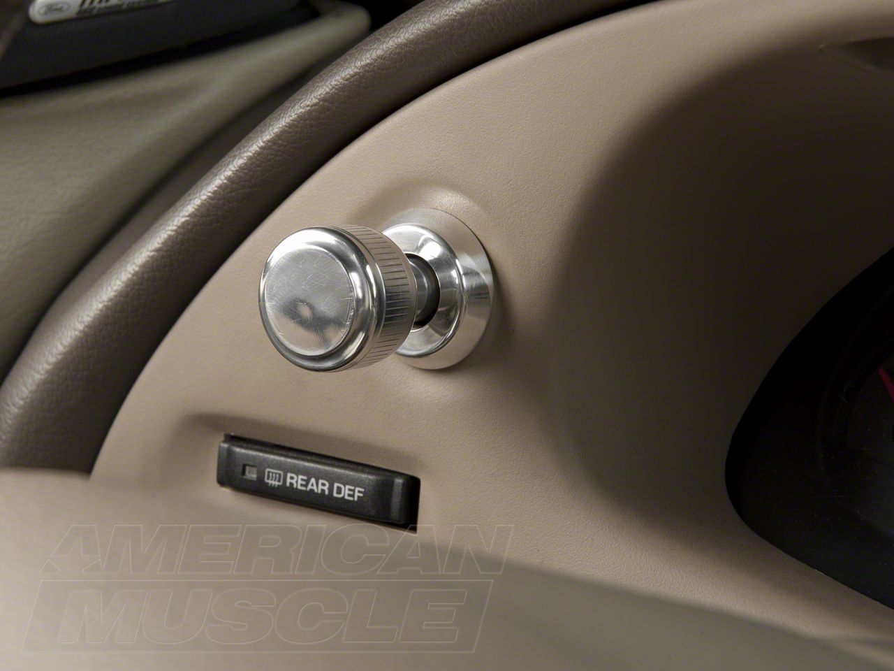 SpeedForm Mustang Modern Billet Headlight Knob; Polished 54004 (94-04 ...