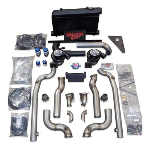 Hellion Mustang Sleeper Hidden Twin 62mm Turbo Tuner System HT-1517-SS ...