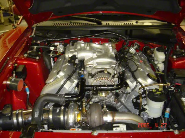 Hellion Mustang Single 76mm Turbo Tuner Kit HT-0304COB (03-04 Mustang ...