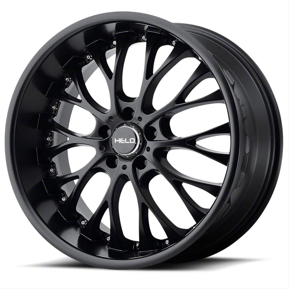 HELO Charger HE890 Gloss Black Machined Wheel; 22x8.5; 40mm Offset ...