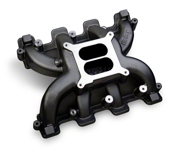 Holley Camaro LS Dual Plane Intake Manifold; Black 300-130BK (98-02 5 ...