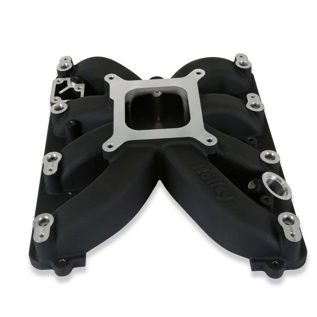 Holley Challenger GEN III HEMI Single Plane Intake Manifold; Black 300 ...