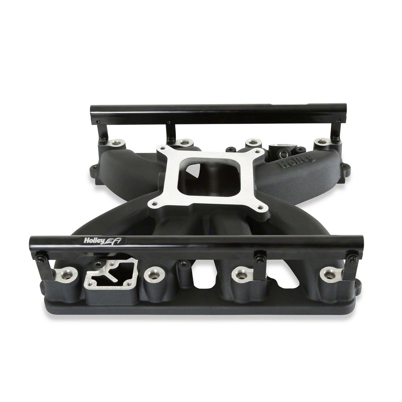 Holley Challenger GEN III HEMI Single Plane Intake Manifold; Black 300 ...