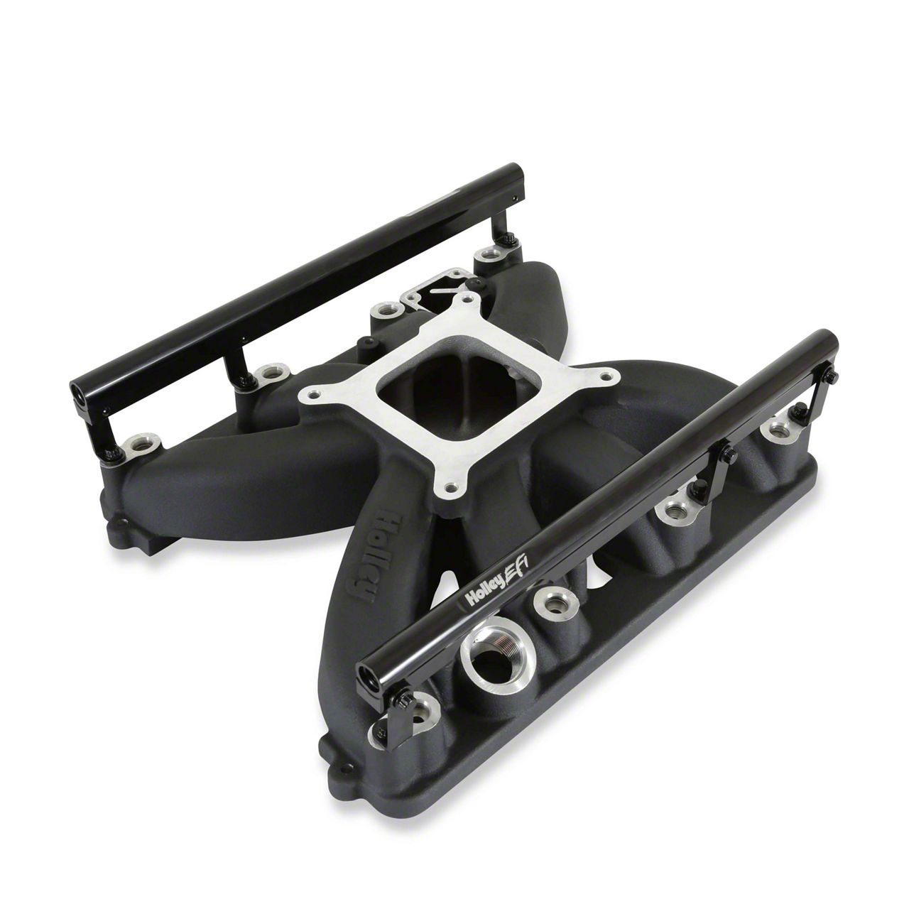 Holley Charger GEN III HEMI Single Plane Intake Manifold; Black 300 ...