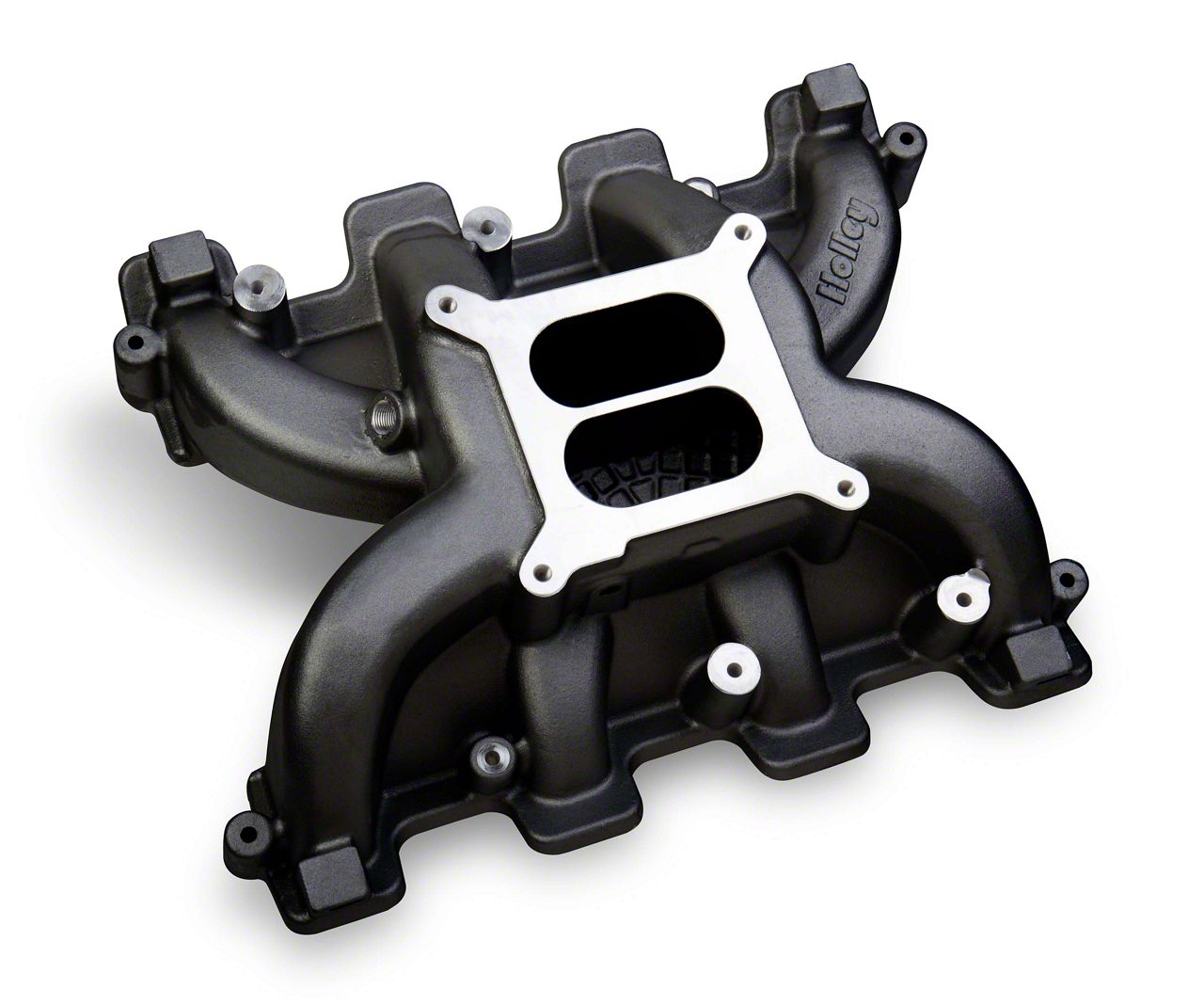 Holley Corvette GM LS3/L92 Dual Plane Carbureted Intake Manifold; Black ...