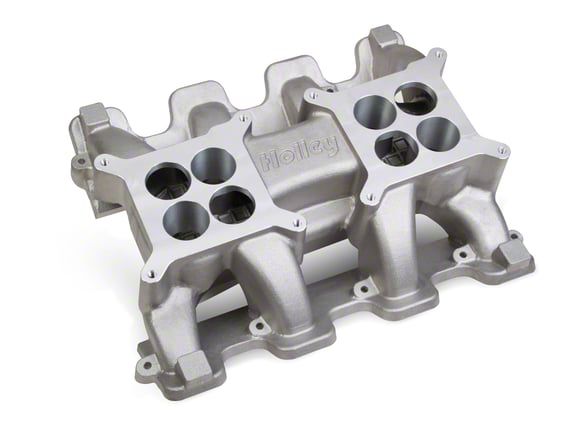 Holley Corvette LS Carbureted Dual Plane Intake Manifold 300-120 (97-04 ...