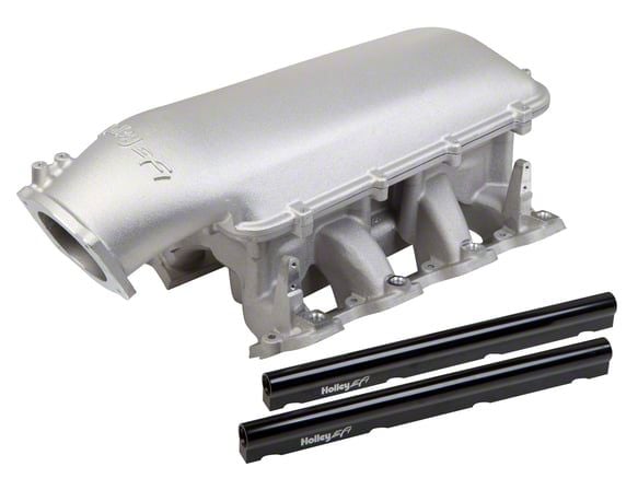 Holley Corvette Mid-Rise Intake Manifold; 92mm Top 300-126 (97-04 ...