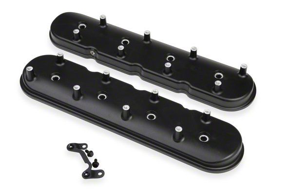 Holley Corvette Standard Height LS Valve Covers for Dry Sump ...
