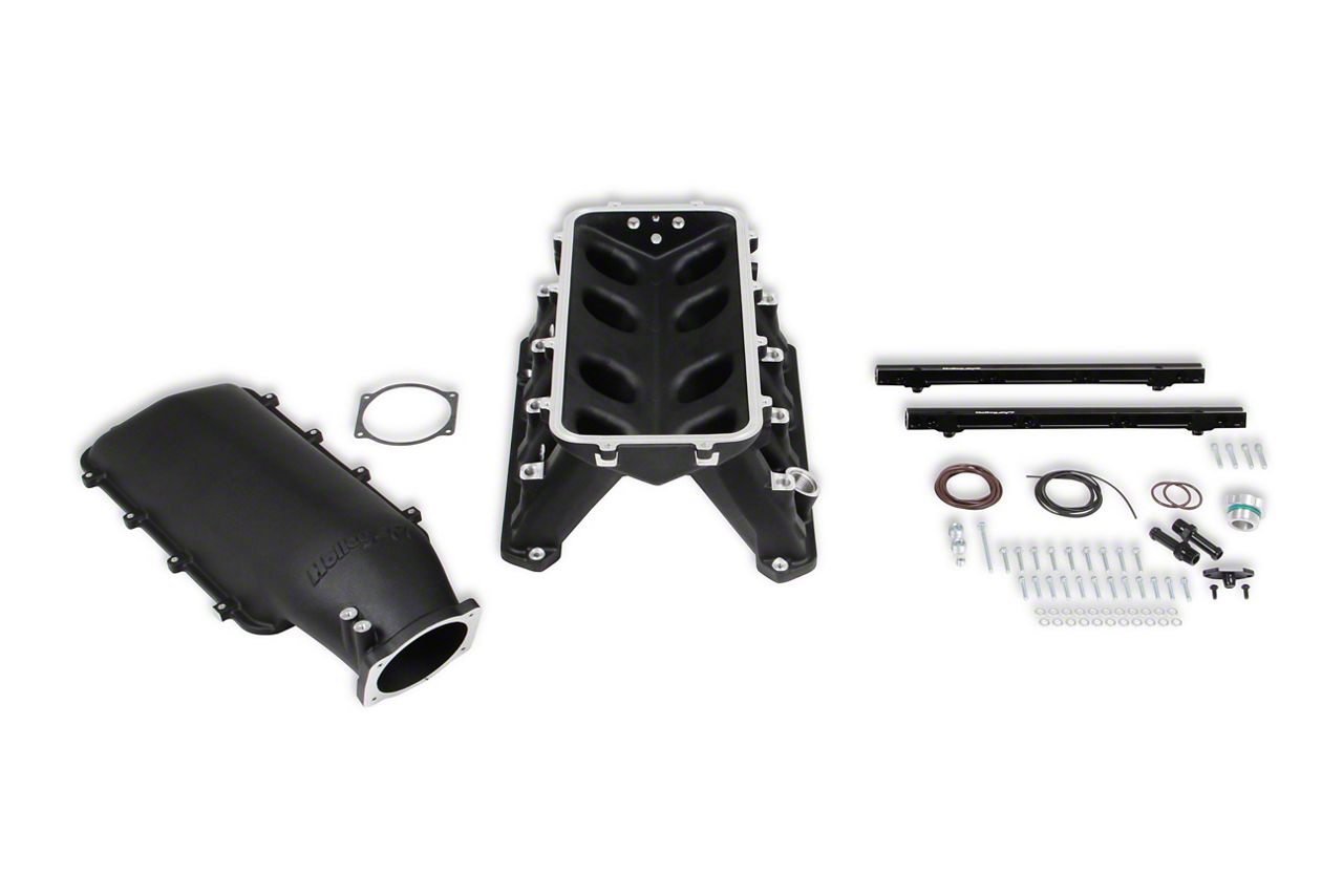 Holley EFI Challenger Gen III HEMI Hi-Ram EFI Intake Manifold with 95mm ...
