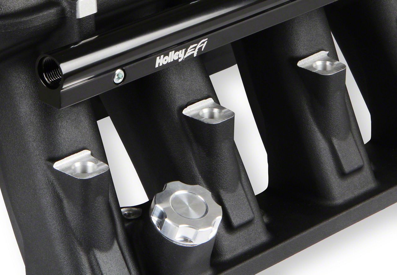 Holley EFI Challenger Gen III HEMI Hi-Ram EFI Intake Manifold with ...