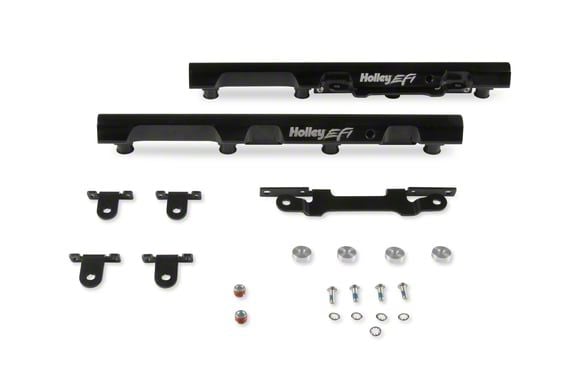 Holley EFI Challenger Hi-Flow Fuel Rails 534-284 (08-23 5.7L HEMI, 6.1L ...