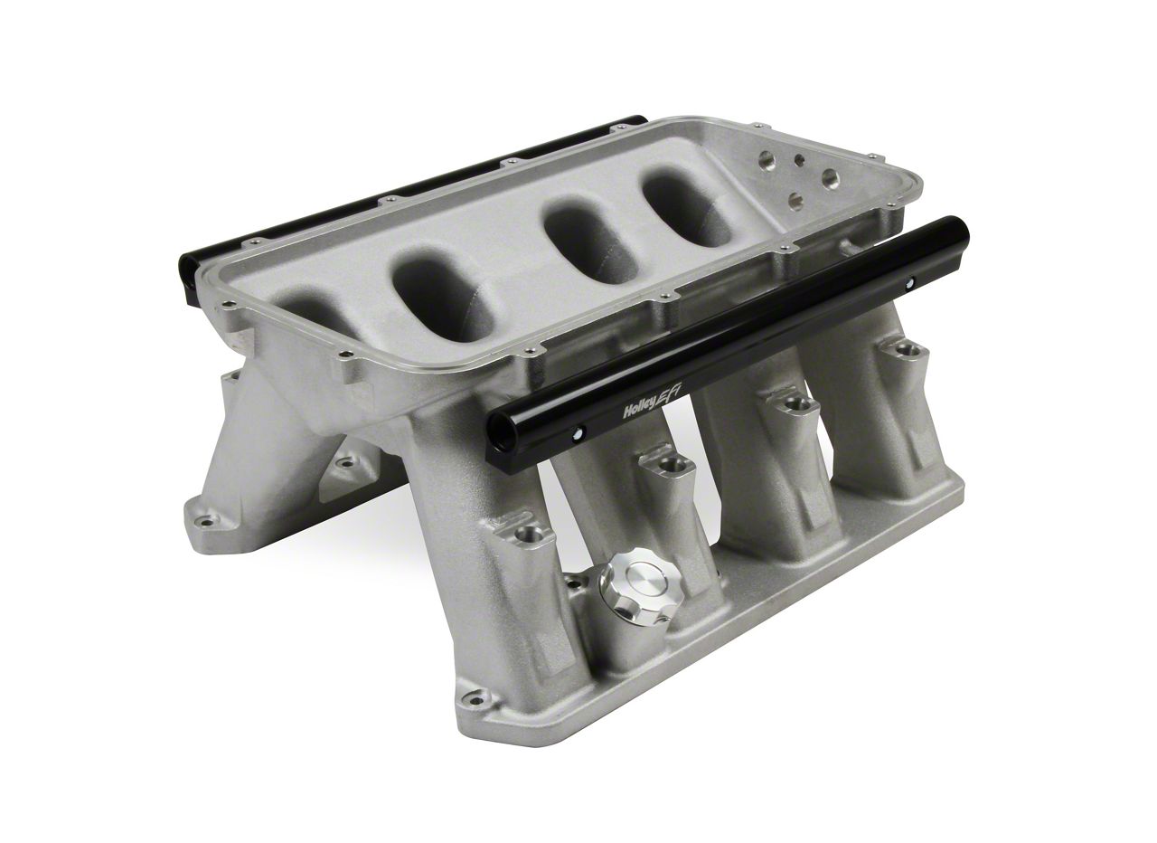 Holley EFI Charger Gen III HEMI Hi-Ram EFI Intake Manifold with 95mm LS ...