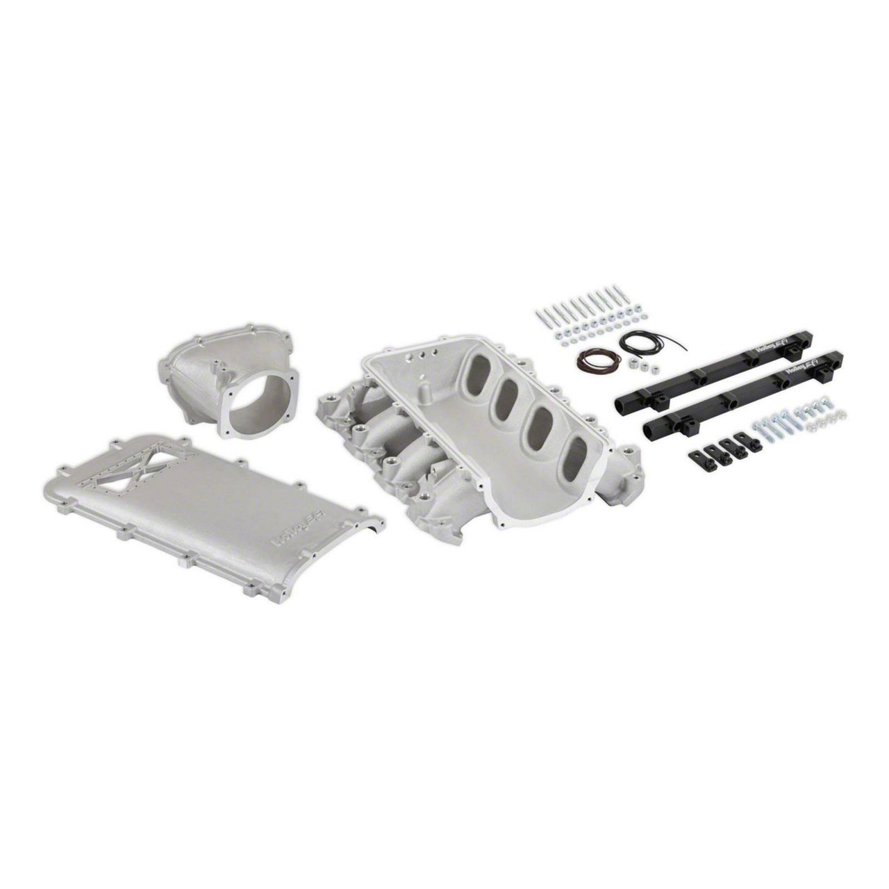 Holley EFI Corvette Ultra Lo-Ram Intake Manifold Kit and Port Injection ...