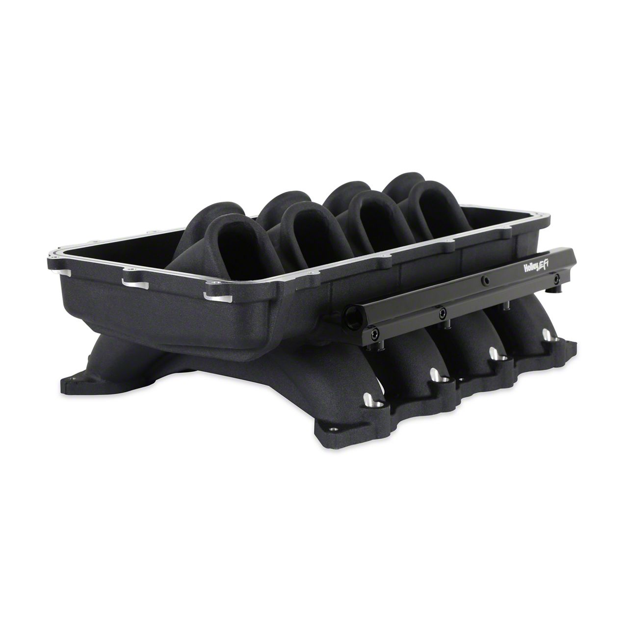 Holley EFI Mustang Hi-Ram Intake Manifold Base; Black 300-920BK (11-23 ...