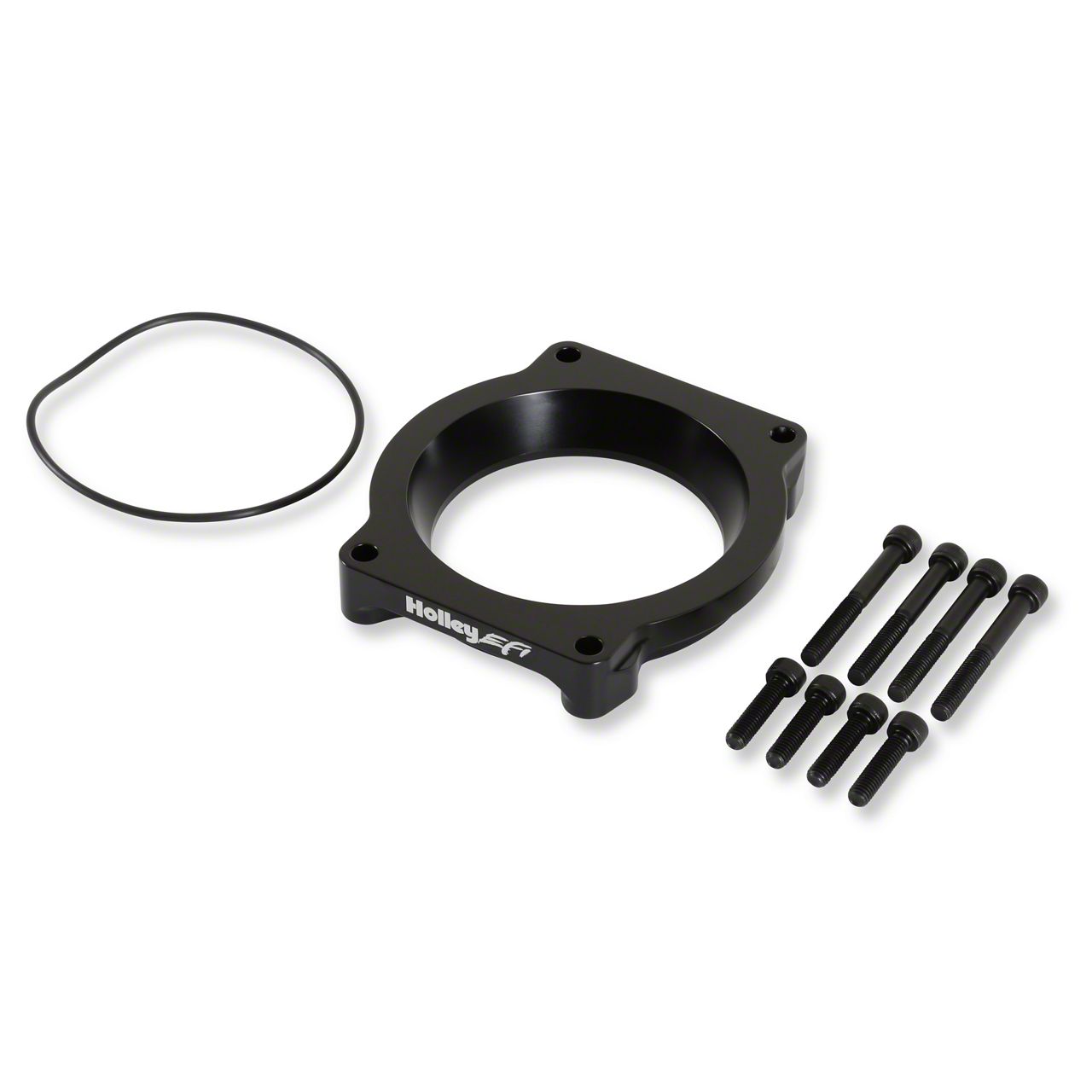 Holley EFI Mustang Ultra Lo-Ram Intake Manifold Coyote Throttle Body ...