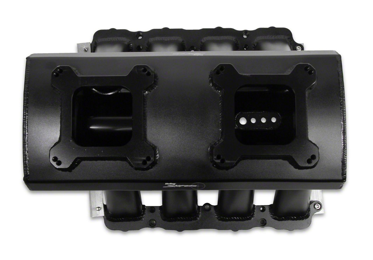 Holley Mustang Fabricated Single Plane Dual Quad Carbureted Intake ...