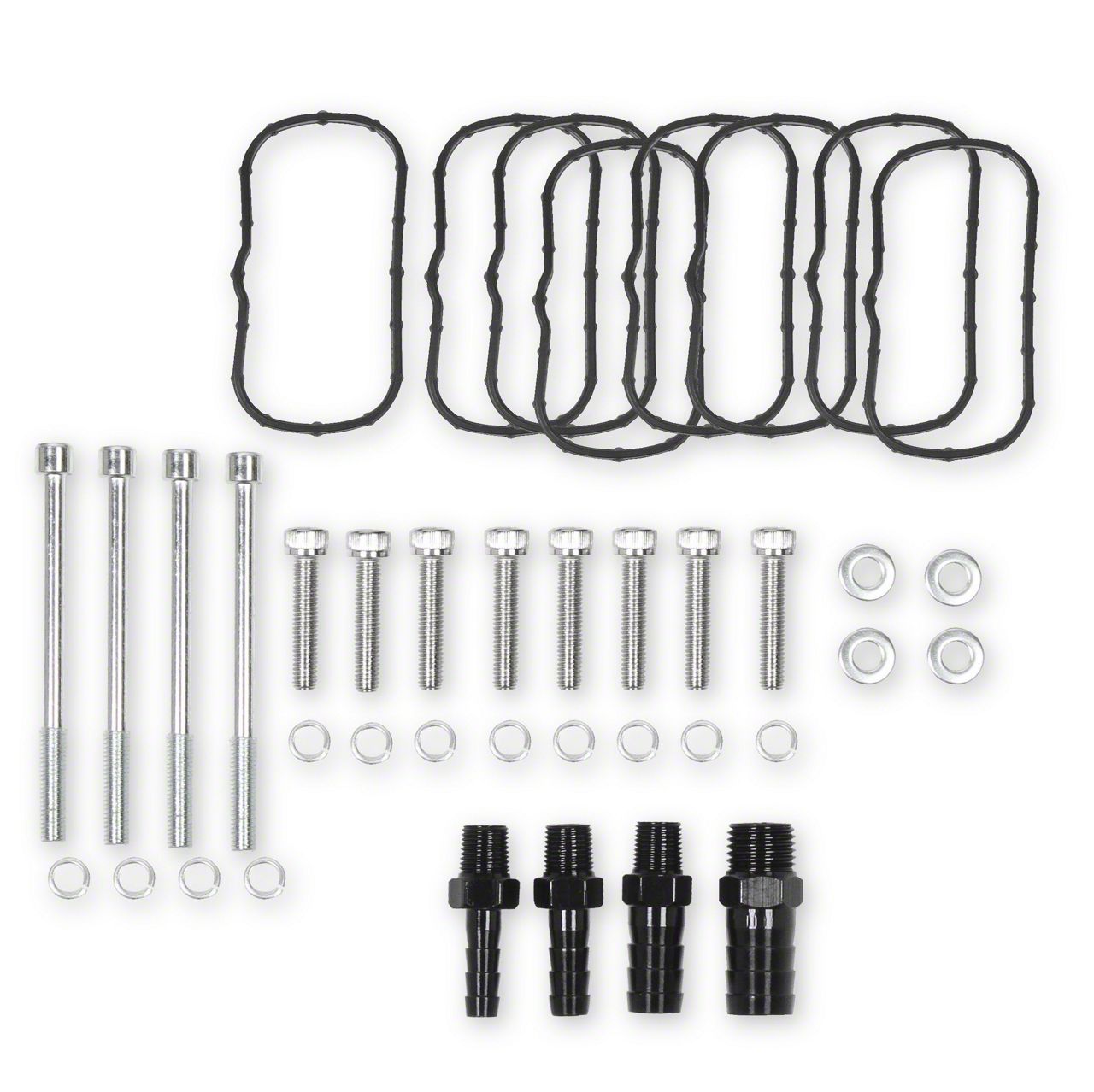 Holley Mustang Hi-Ram Single Plane 2x4 EFI Intake Manifold; Black ...