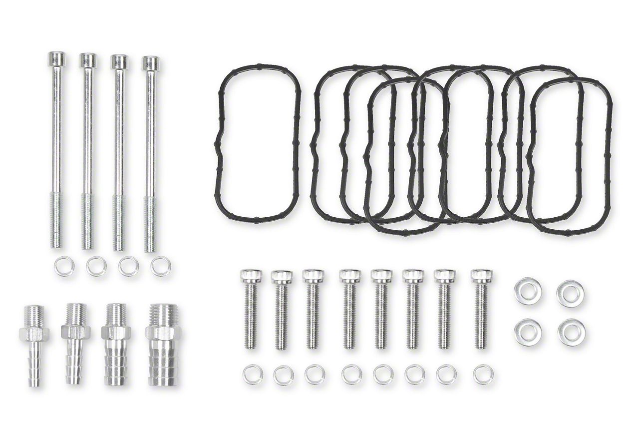 Holley Mustang Hi-Ram Single Plane 2x4 EFI Intake Manifold; Silver ...