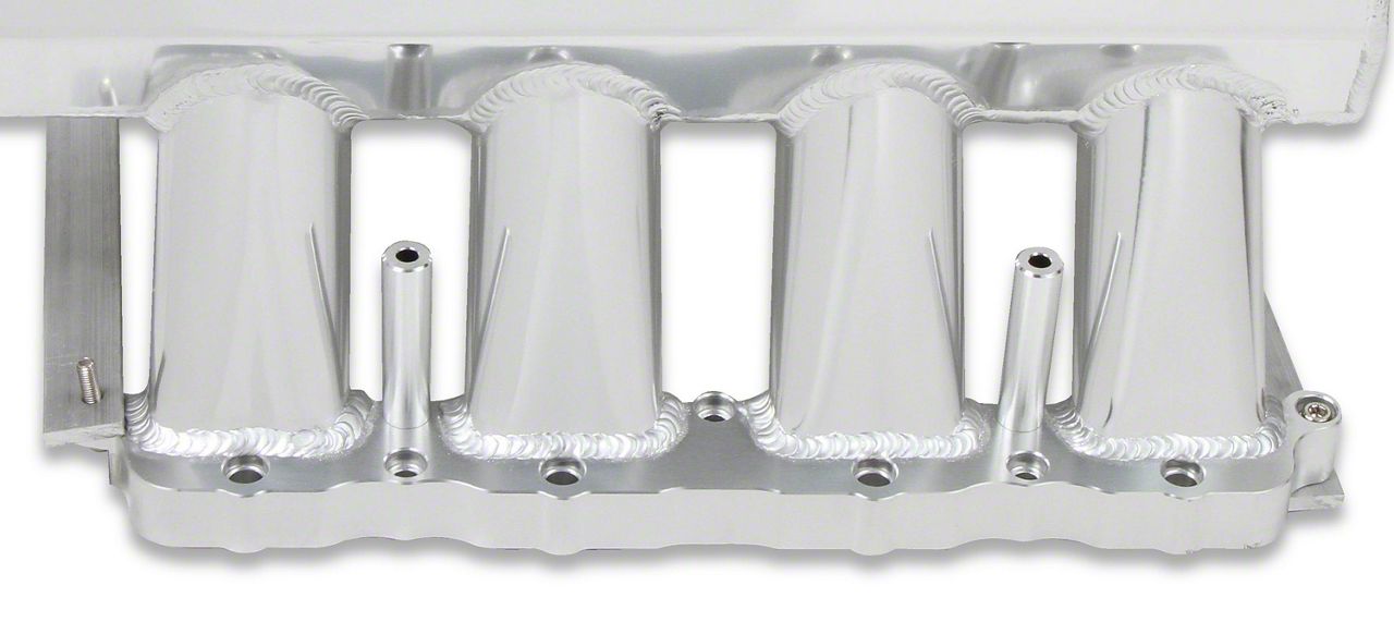 Holley Mustang Hi-Ram Single Plane 2x4 EFI Intake Manifold; Silver ...