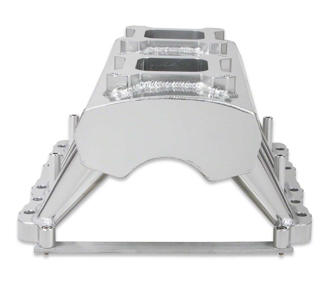 Holley Mustang Hi-Ram Single Plane 2x4 EFI Intake Manifold; Silver ...