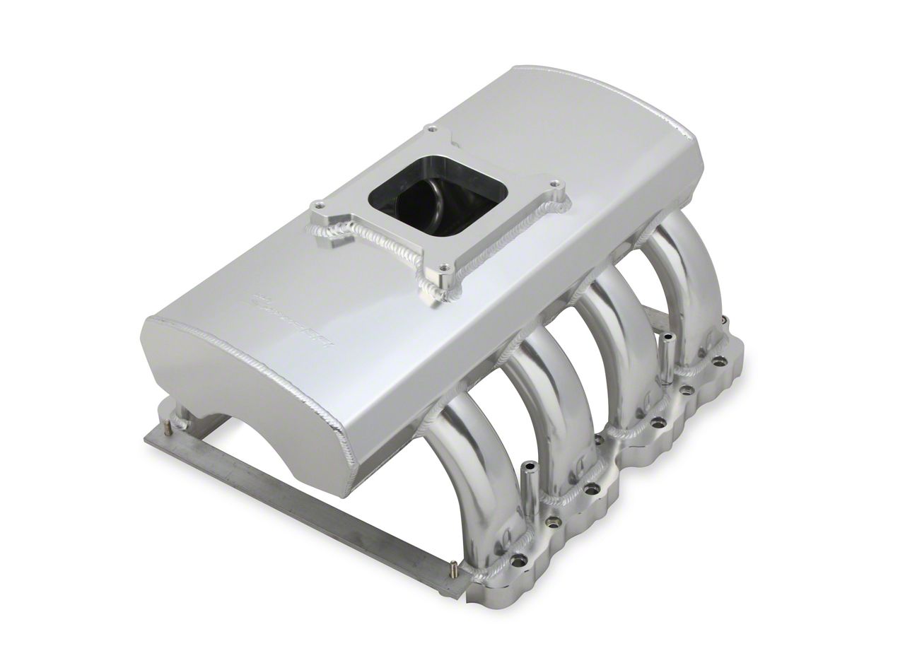 Holley Mustang Hi-Rise Single Plane EFI Intake Manifold with Fuel Rails ...
