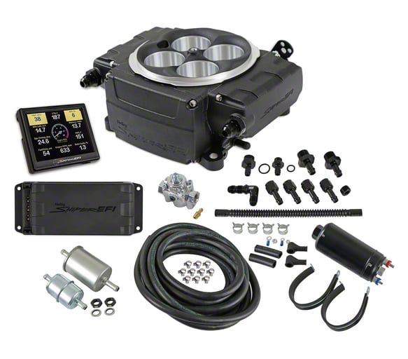 Holley Mustang Sniper 2 EFI with Inline Pump and PDM; Black 550-511-3PK ...