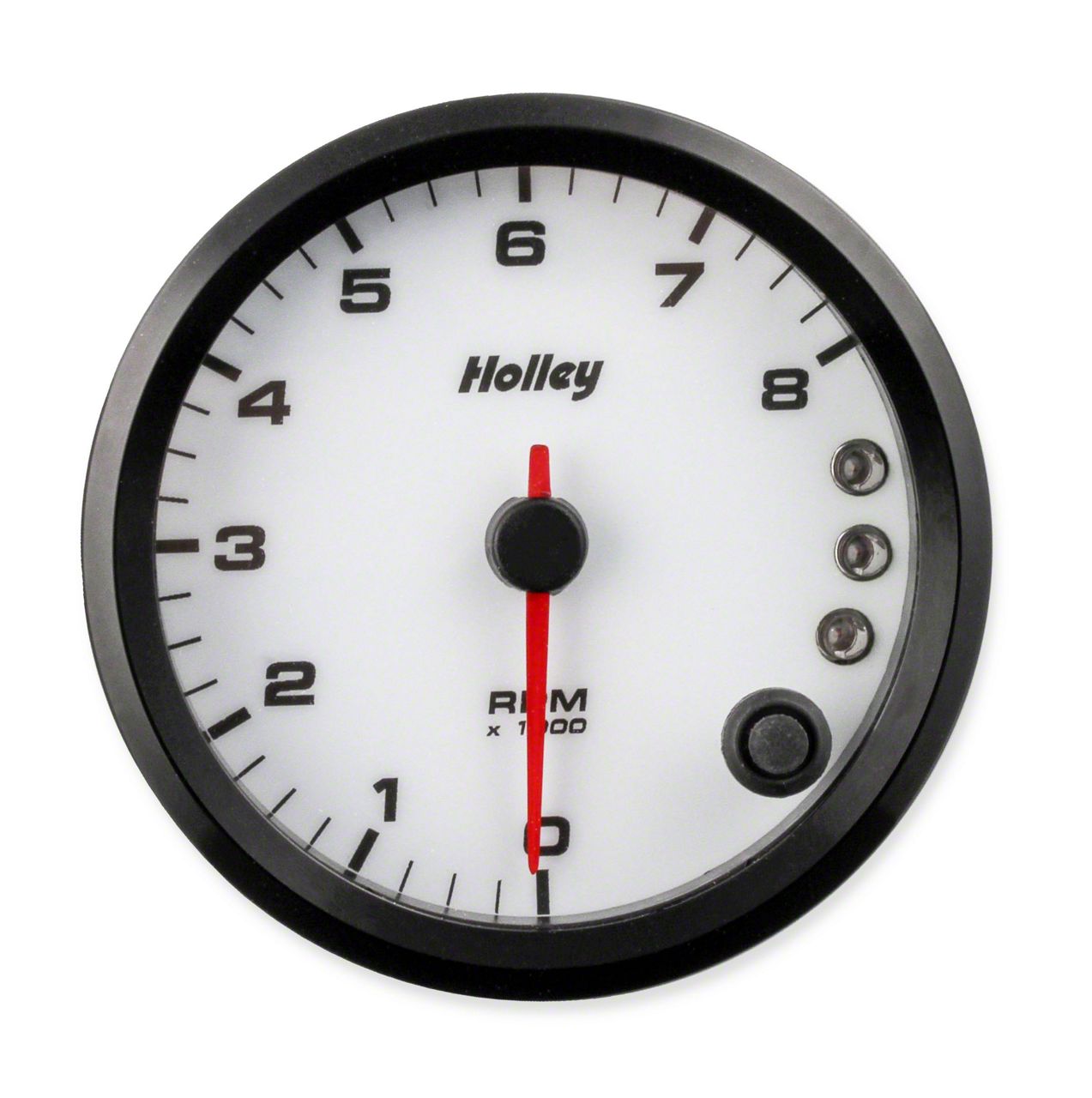 Holley Performance Challenger 3-3/8-Inch Analog-Style Tachometer; 0-8K ...