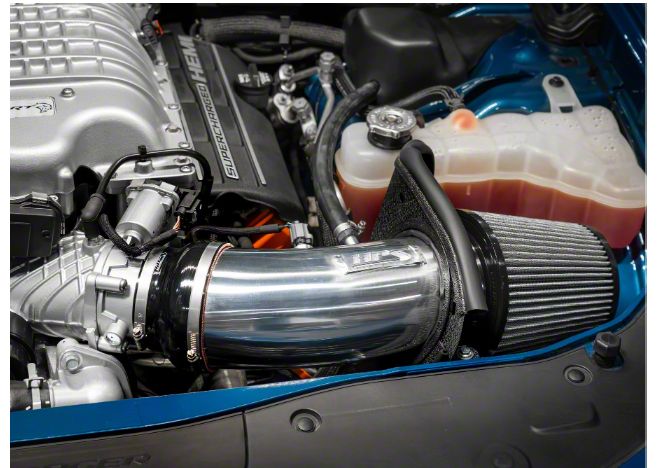 HPS Charger Performance Cold Air Intake; Polished 827-681P (19-23 6.2L ...