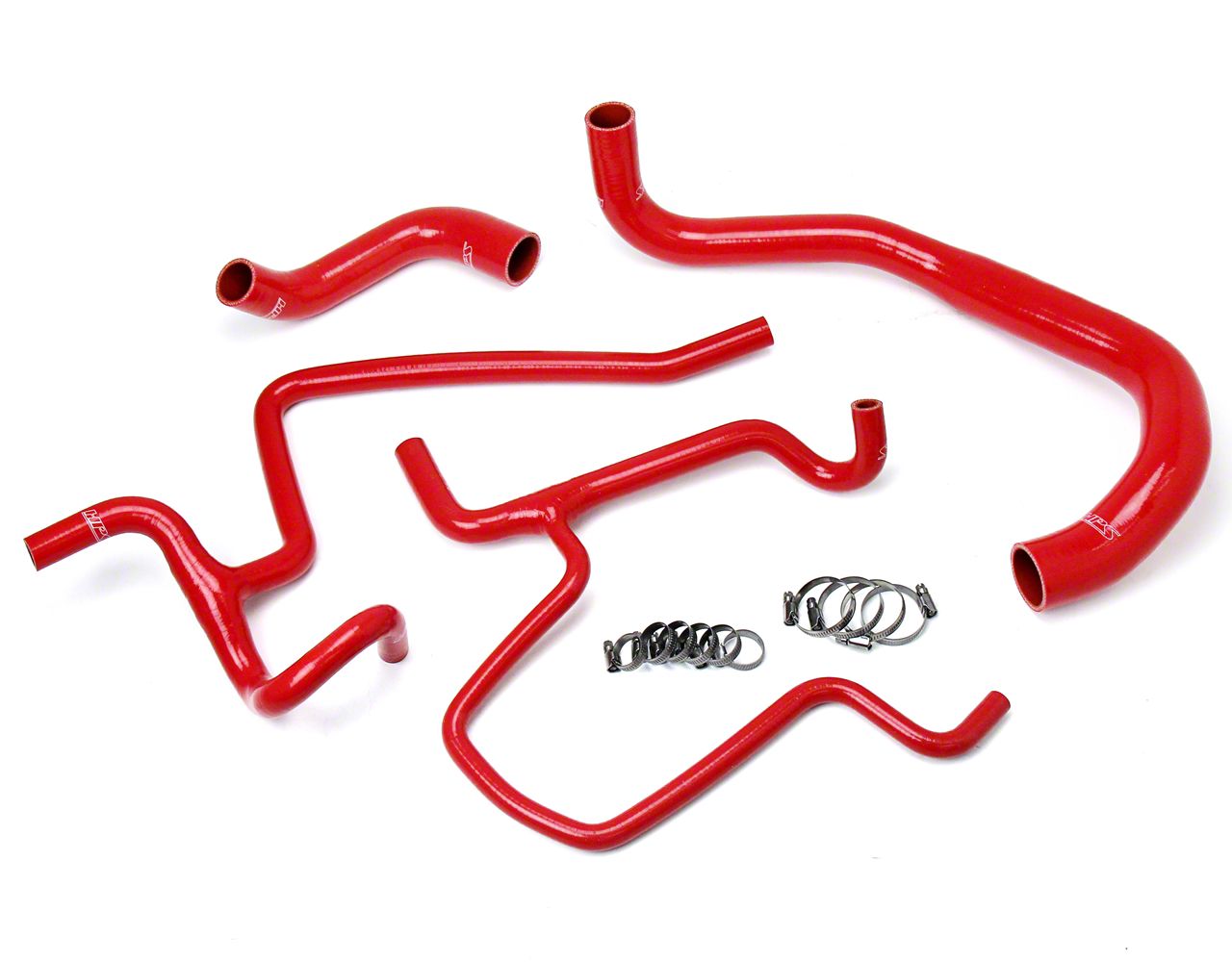 Charger Silicone Radiator and Heater Coolant Hose Kit; Red (11-23 5.7L ...