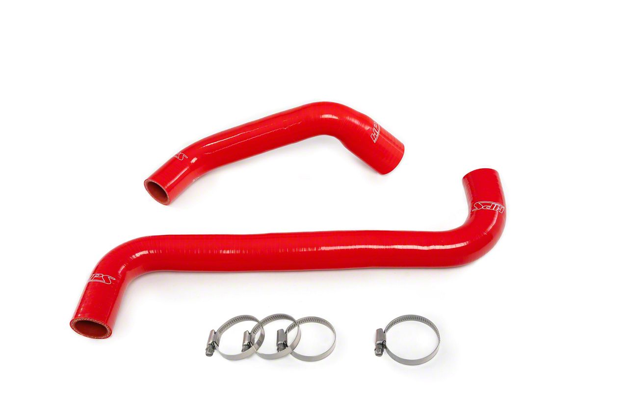 Corvette Silicone Radiator Coolant Hose Kit; Red (05-08 Corvette C6 ...