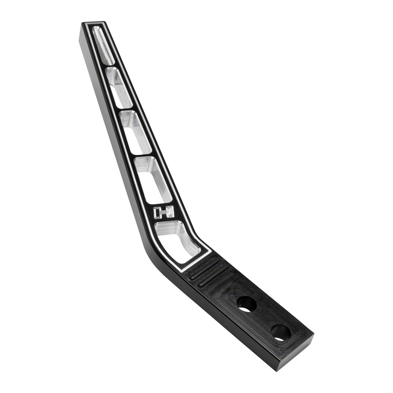 Hurst Mustang 10-Inch Lay Back Shifter Stick; Black Aluminum 5389025 ...