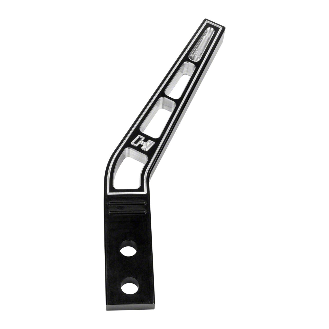 Hurst Challenger 8-Inch Lay Back Shifter Stick; Black Aluminum 5389024 ...