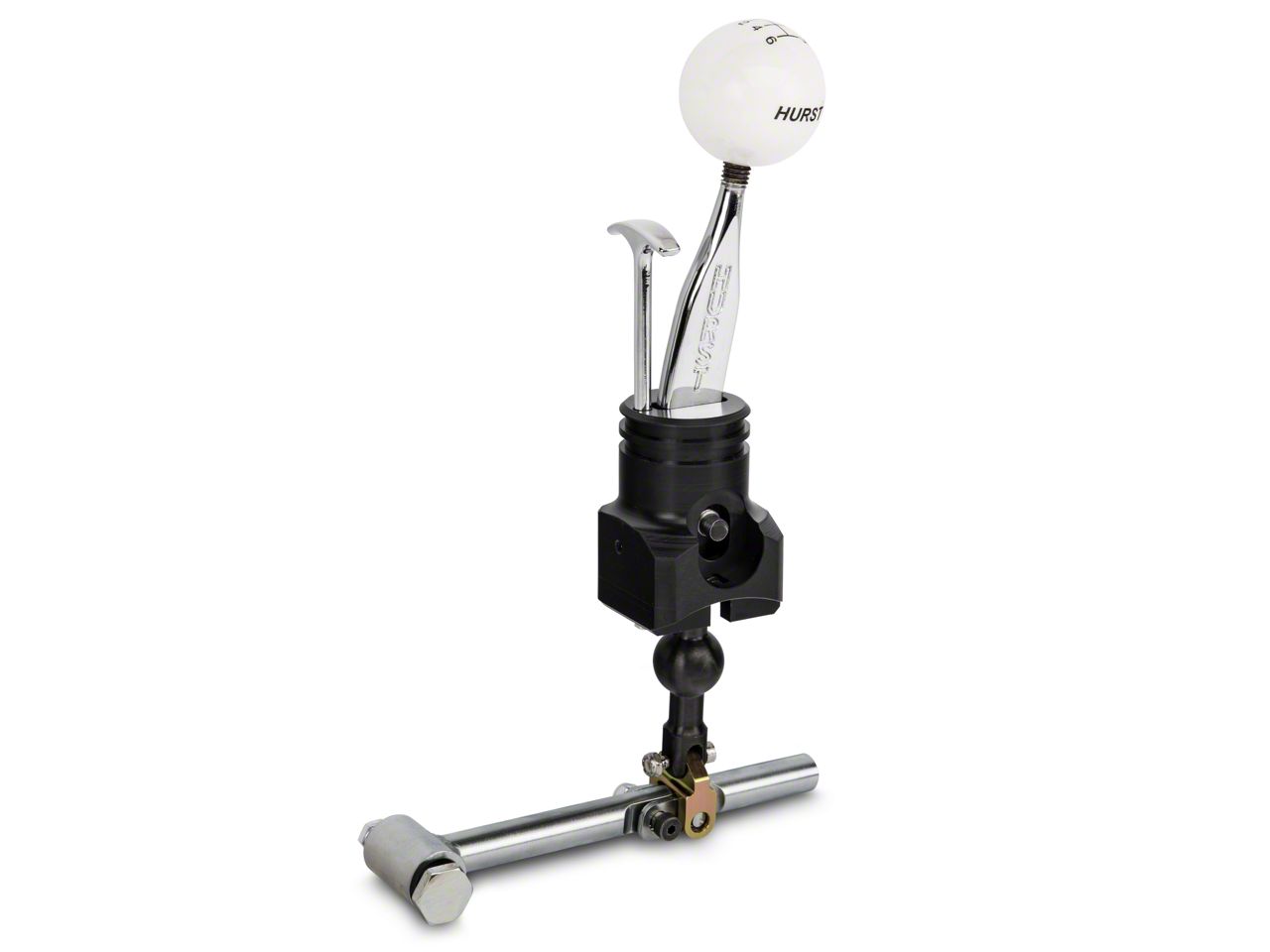 Hurst Mustang Competition Plus Short Throw Shifter with Classic White ...