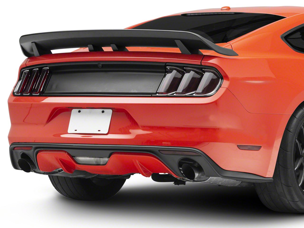 Mustang Hurst Rear Spoiler; Matte Black (15-23 Mustang Fastback) - Free ...