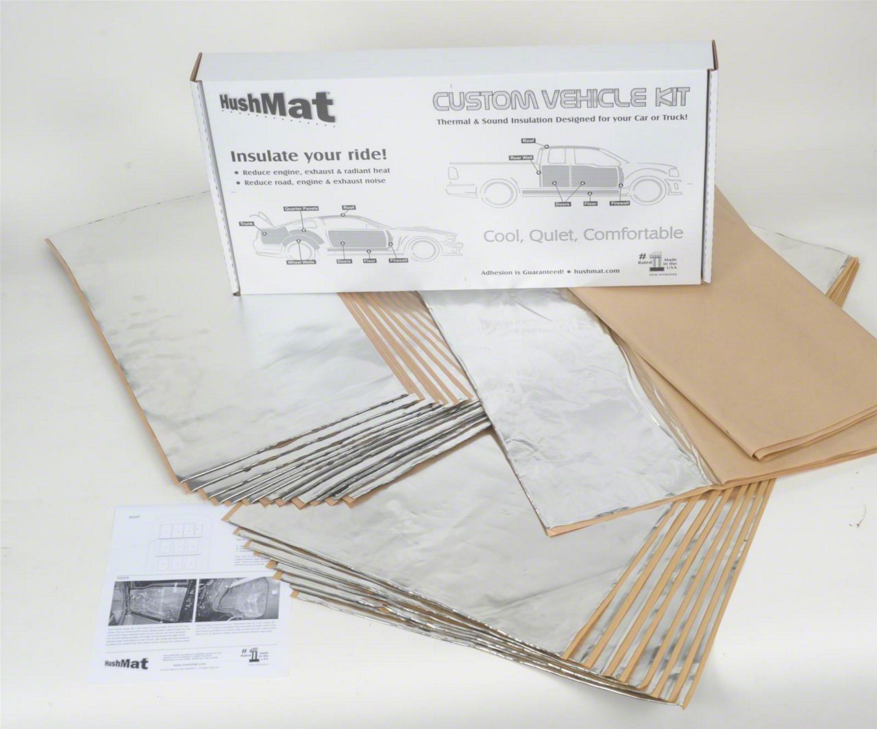 Hushmat Mustang Sound Deadening and Thermal Insulation Complete Kit ...