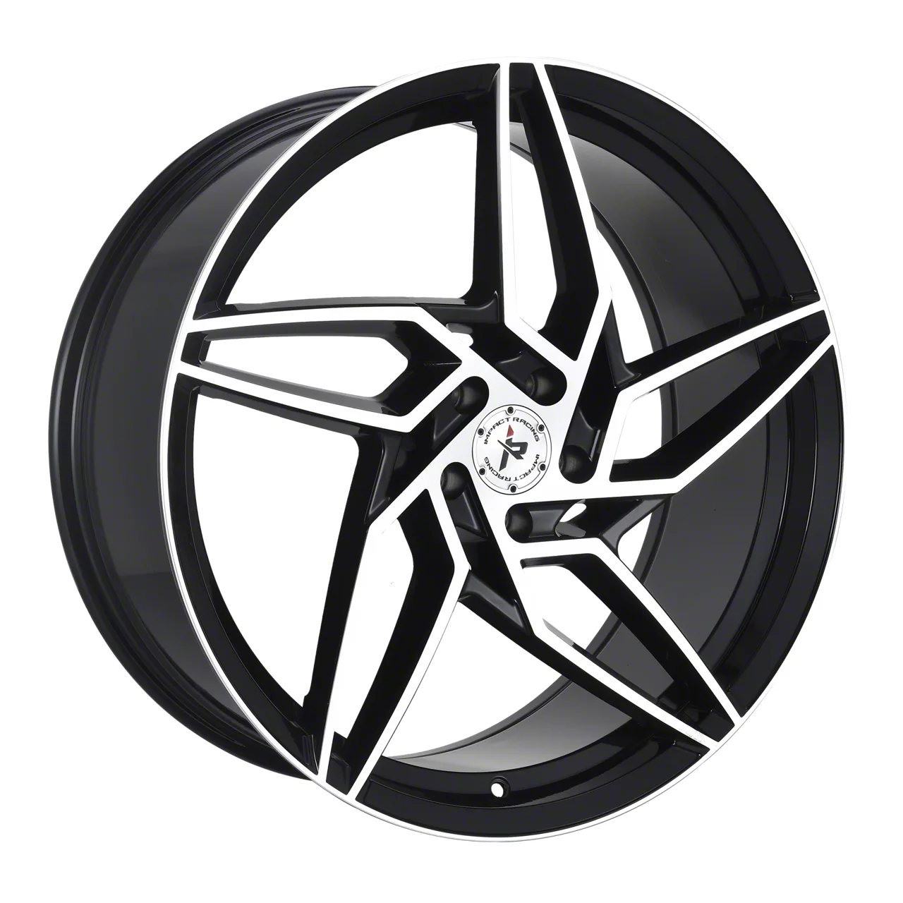 Impact Wheels Camaro 605 Gloss Black Machined Wheel; 22x9; 38mm Offset ...