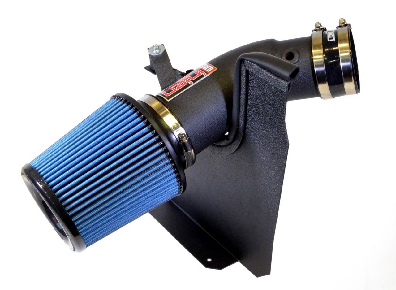 Injen Challenger Power-Flow Cold Air Intake; Wrinkle Black PF5064WB (11 ...