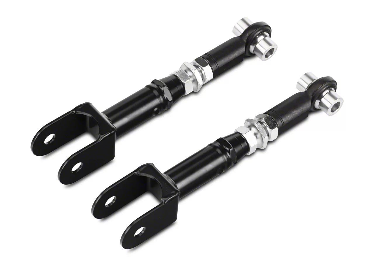 J&M Mustang IRS Adjustable Rear Toe Links; Black 25410B (15-23 Mustang ...